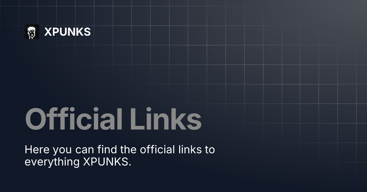 Official Links | XPUNKS